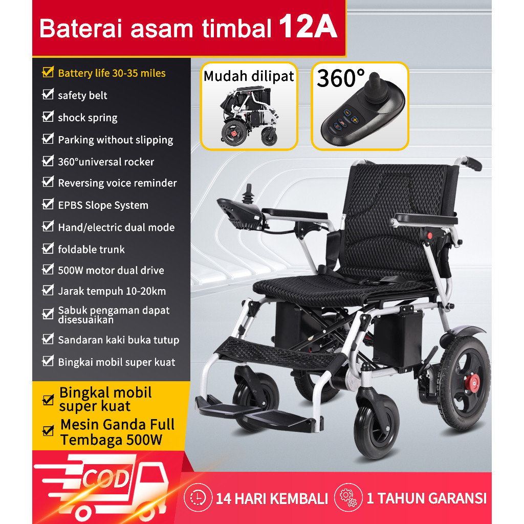 Jual Kursi Roda Elektrik Bisa Lipat Full Otomatis / Kursi roda listrik ...