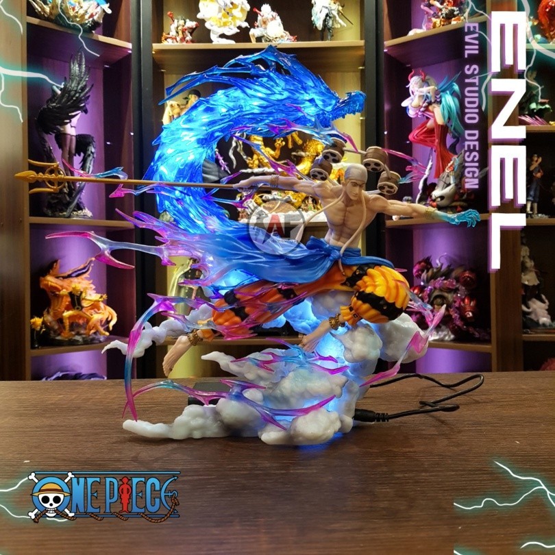 Jual Statue One Piece God Enel EVIL Studio Design LED | Shopee Indonesia