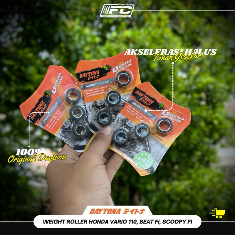 Jual ROLLER CVT WEIGHT ROLLER PNP HONDA VARIO 110/NEW VARIO ESP BEAT FI ...