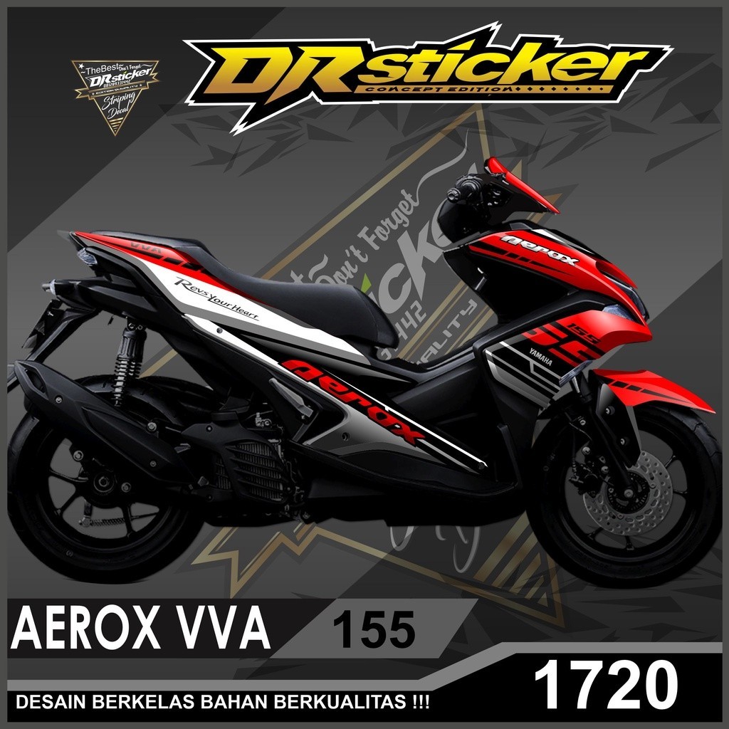 Jual Stiker aerox 155 full body Aerox 155 VVA variasi motor desain ...