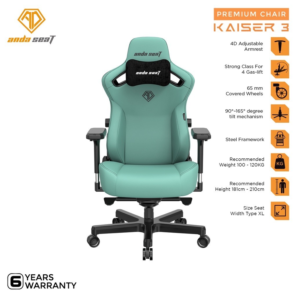 Jual promo spesial AndaSeat Kaiser 3 XL Series Premium Kursi Gaming ...