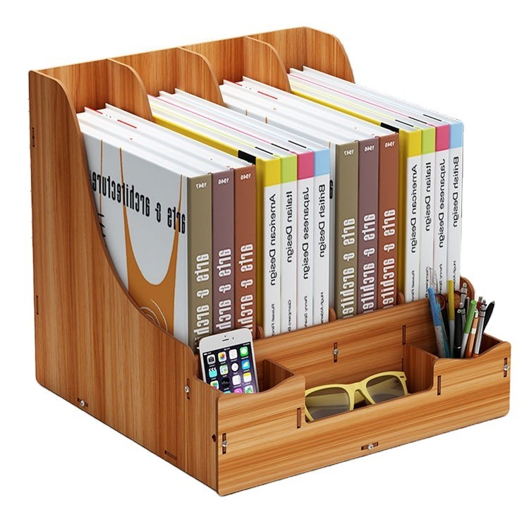 Jual Tonsmile Tempat File Majalah Rak Penyimpanan Dokumen A4 Pengatur ...