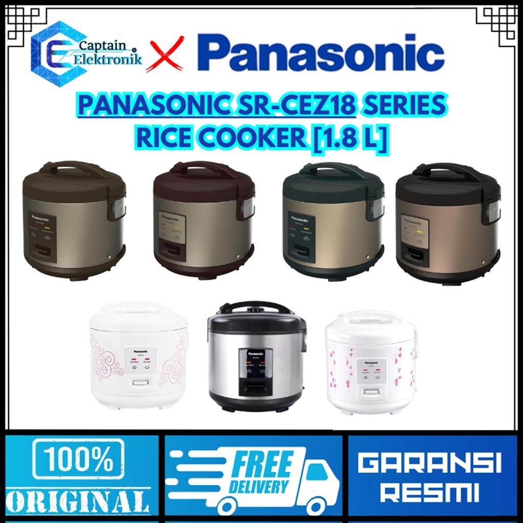 Jual Panasonic SR-CEZ18 Rice Cooker 3 in 1 [1.8 L] SRCEZ18 SR-CEZ18 SR CEZ18 CE Z18 Garansi 1 ...
