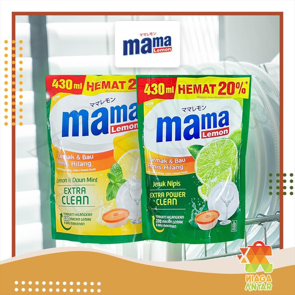 Jual NA Mama Lemon Extra Clean Lemon & Daun Mint / Mama Lemon Pouch ...