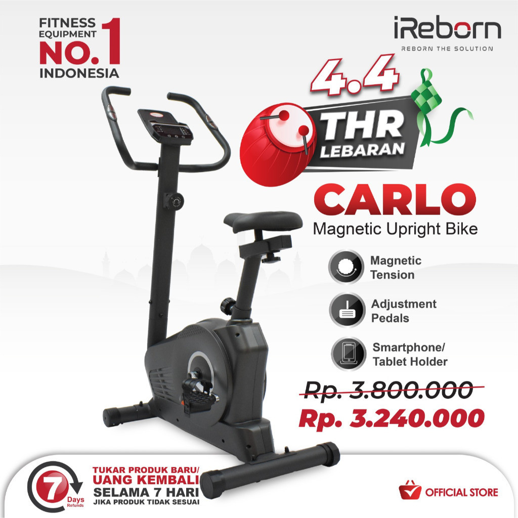 Jual Alat Fitness iReborn Carlo Magnetic Bike (JOGJAKARTA) | Shopee ...
