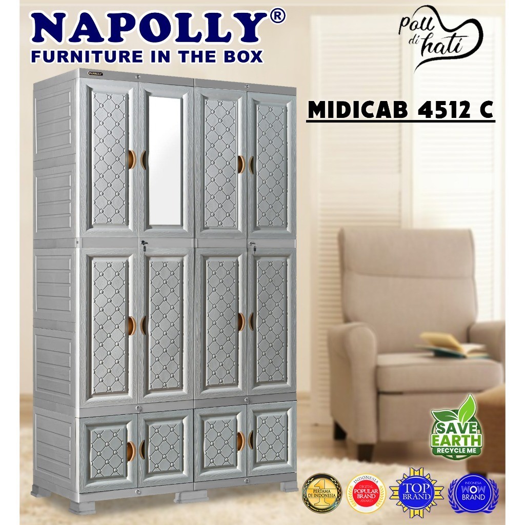 Jual MIDICAB 4512 C ION PUMA / 3511 - Lemari 4P Napolly / Lemari ...