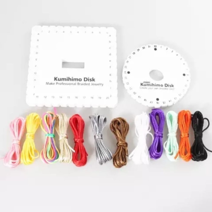 Jual Kumihimo Round - Kumihimo Square - Kumihimo Disk - Paket Kumihimo | Shopee Indonesia