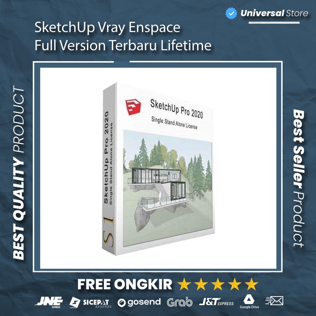 Jual Koleksi SketchUp Pro Vray Enscape Plugin Element Lengkap Terbaru Lifetime Premium PRO ...
