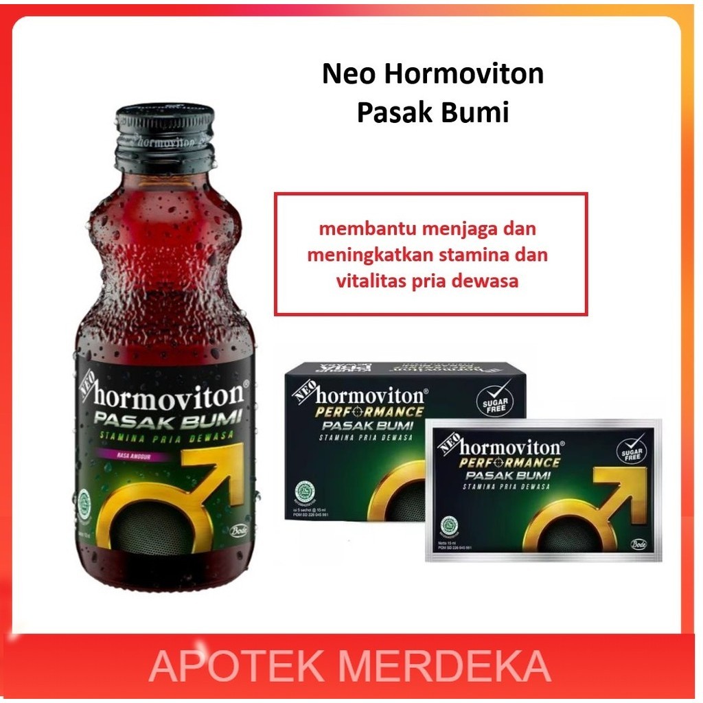 Jual NEO hormoviton Pasak Bumi botol sachet minuman pria dewasa ...
