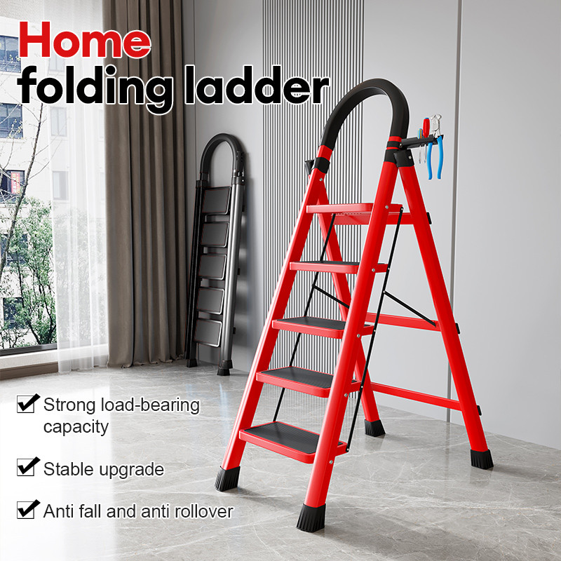 Jual Tangga multifungsi Tangga Tangga 3/4/5/6/7/8 Step Rumah Lipat Tangga Besi Lipat Household ...