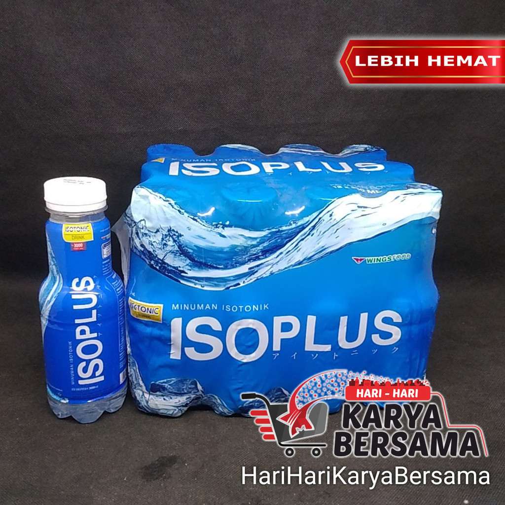 Jual ISOPLUS MINUMAN ISOTONIK PER PACK ISI 12'S X 350ML | Shopee Indonesia