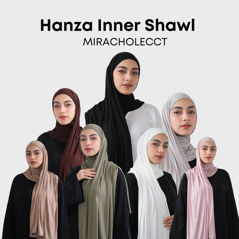 Jual YR96BY Hanza Inner Shawl (Pashmina Inner cotton cooltech) | Shopee ...