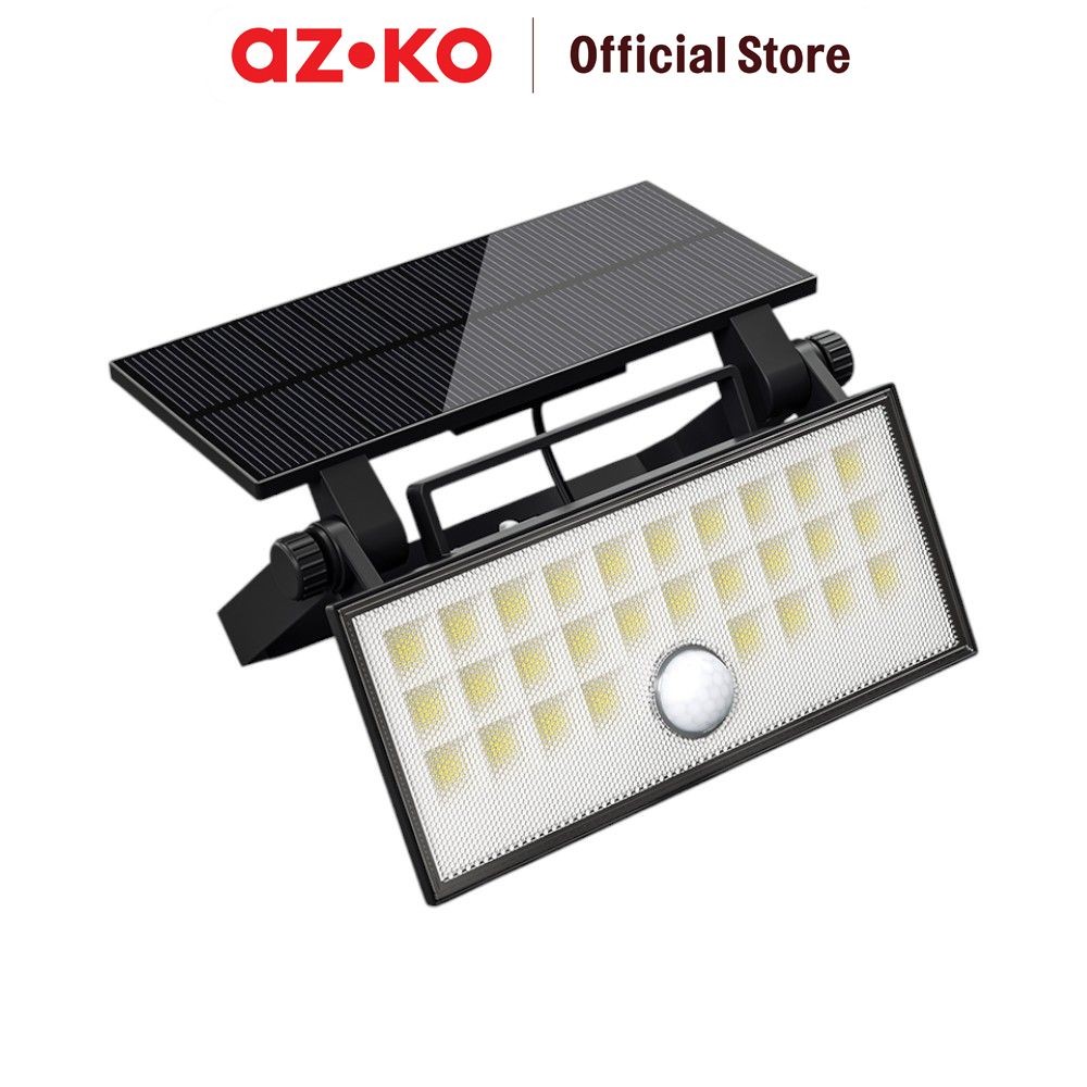 Jual AZKO Krisbow Lampu Solar Dinding Lipat 10 watt Cool Daylight ...