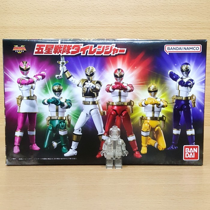 Jual SHODO SUPER Gosei Sentai Dairanger 100mm Action Figure • Ryuu ...