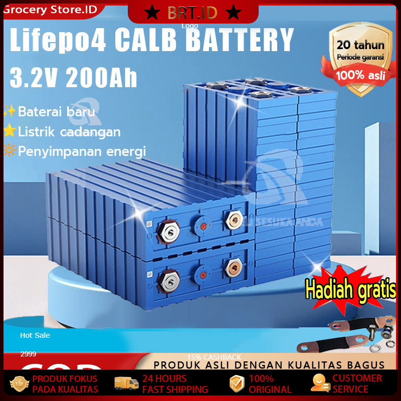 Jual 12V Barang baru Baterai Lifepo4【 CATL 200AH Baterai】Baterai Surya Kekuatan Besar 3.2V 200ah ...