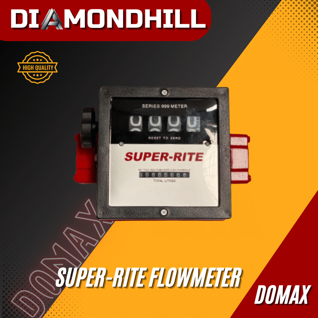 Jual DOMAX - SUPER-RITE FLOWMETER 4 DIGIT 1.5 INCH DOMAX - ( METERAN ...