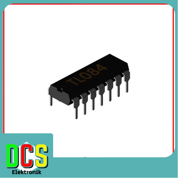 Jual TL084 QUAD JFET-Input Operational Amplifier | Shopee Indonesia