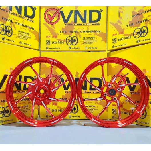 Jual Velg Bintang VND Palang 8 Ak 88 Honda Beat Vario 110 Warna Orange ...