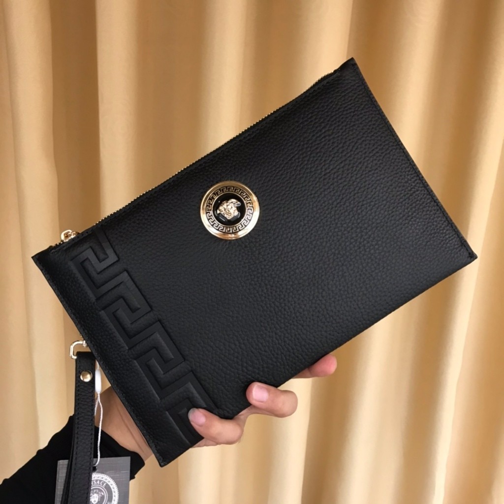 Jual 【With box】ORI Versace Pouch MEN'S CLUTCH NEW HIGH-END POUCH ...