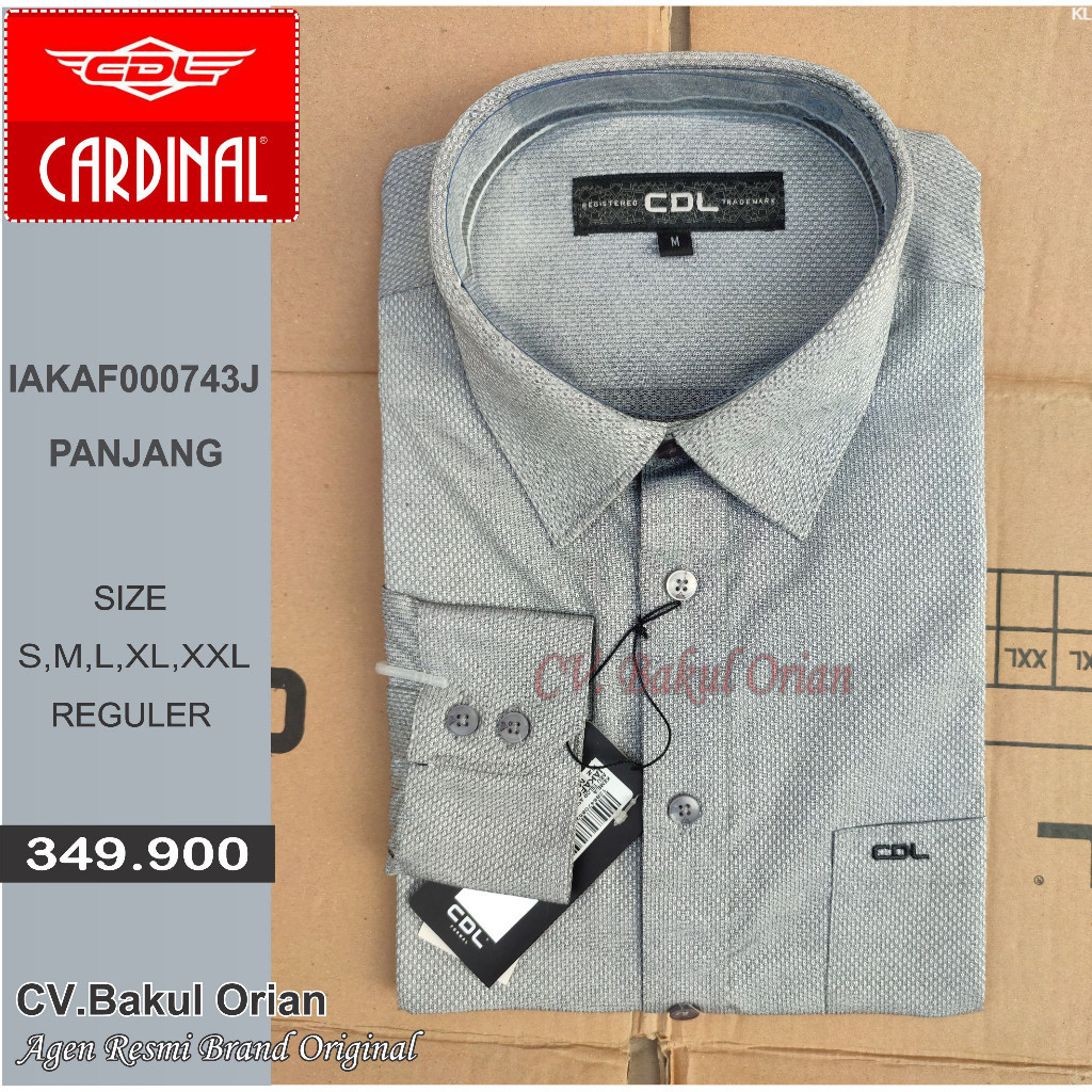 Jual Kemeja CDL Cardinal Original Pendek - IAKAF000743J KL | Shopee ...