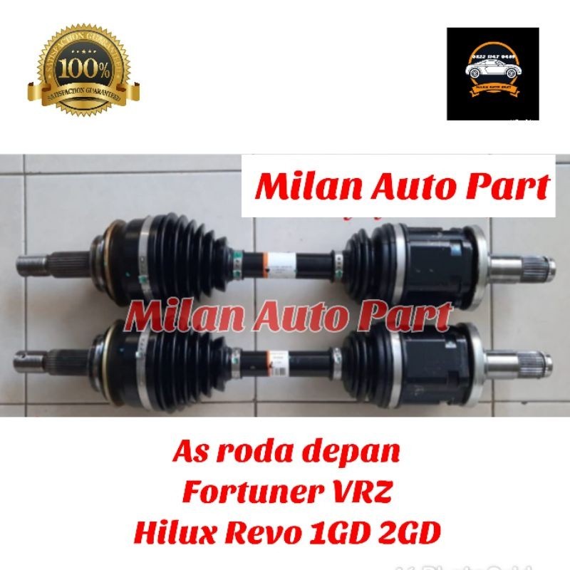 Jual drive shaft as roda depan Fortuner Vrz Hilux Revo 1GD 2GD 43430 ...