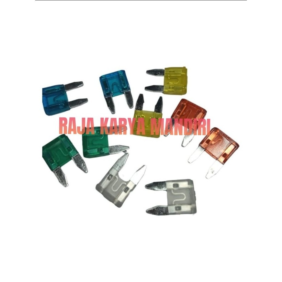 Jual SIKRING MINI SIKRING TANCAP FUSE DX MINI 10A 15A 20A 25A 30A/PCS ...