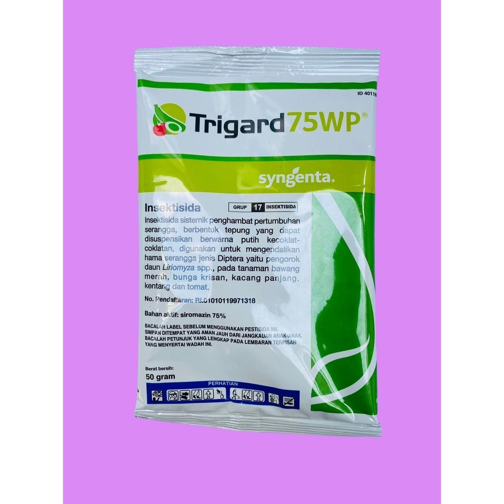Jual Insektisida TRIGARD 75WP 25gram Syngenta Original!!! | Shopee ...
