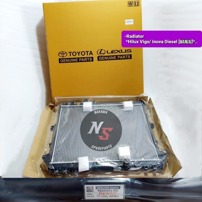 Jual Radiator assy innova diesel / Hilux vigo manual asli original ...