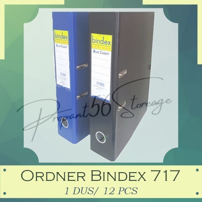Jual Ordner Bindex 717 folio (1 karton/dus = 12 pcs) - Hitam | Shopee ...