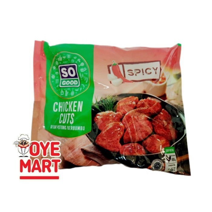 Jual SO GOOD CHICKEN CUTS SPICY 400GR | Shopee Indonesia