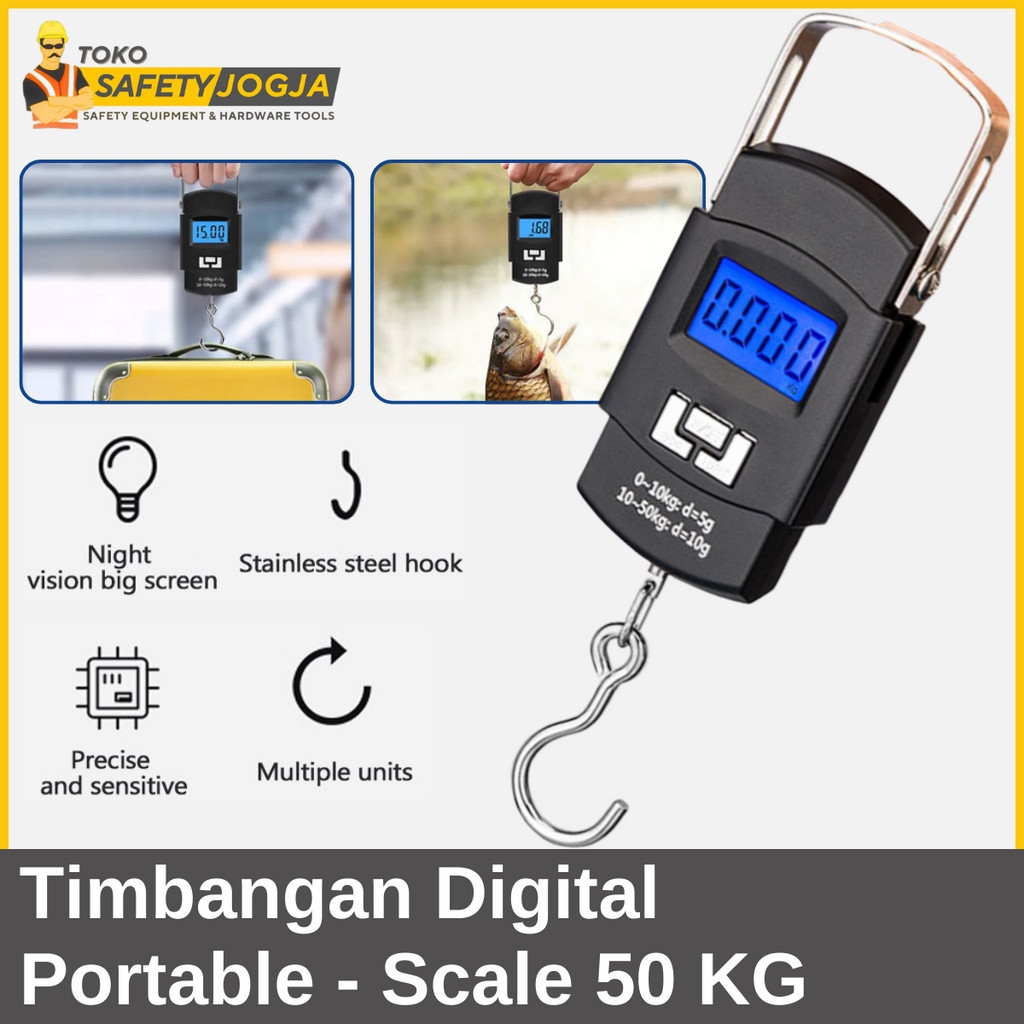 Jual Timbangan Digital Travel Portable Koper Belanja Sayur Ikan Digital ...