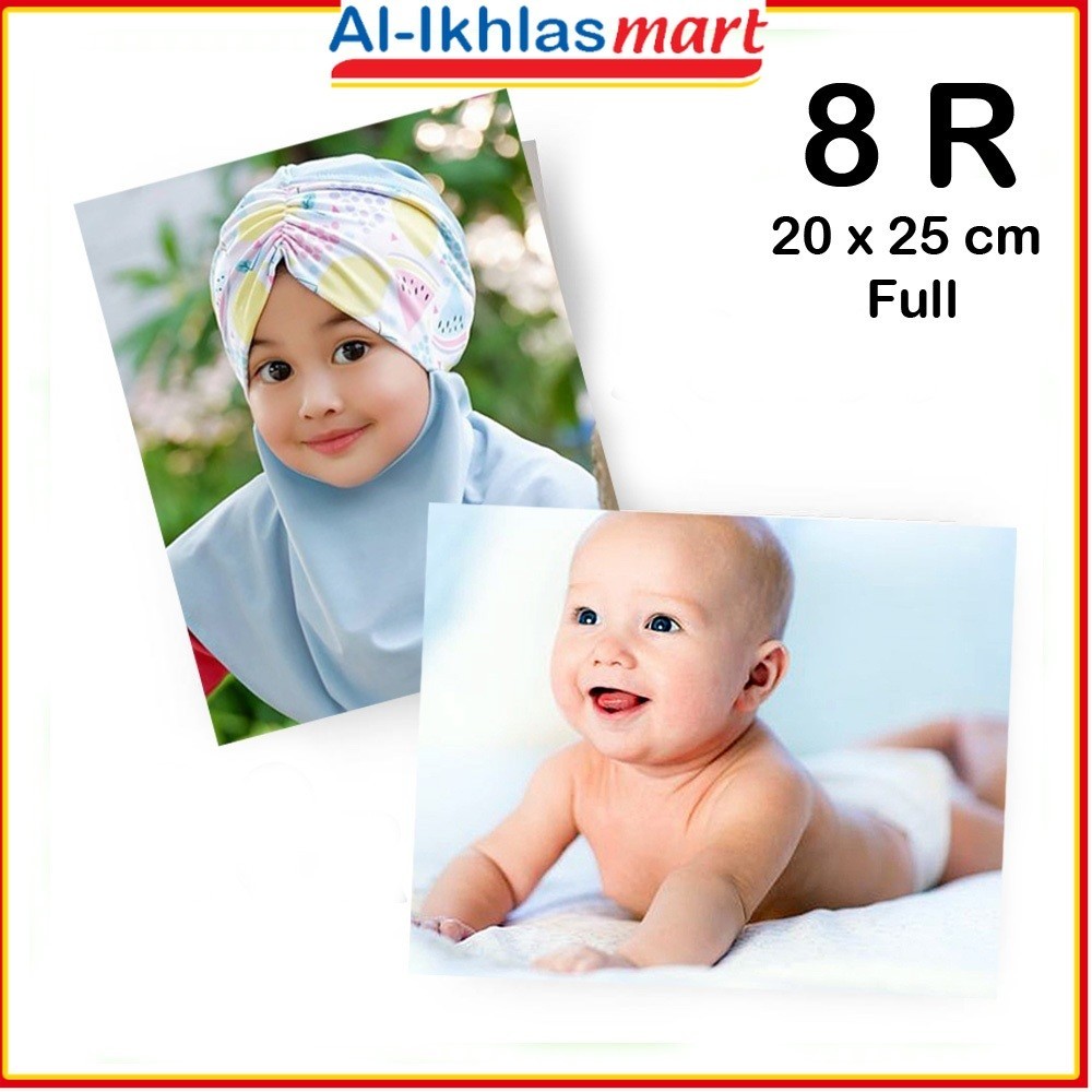 Jual cetak foto Ukuran 8R ( 20 x 25 cm ) FULL | Shopee Indonesia