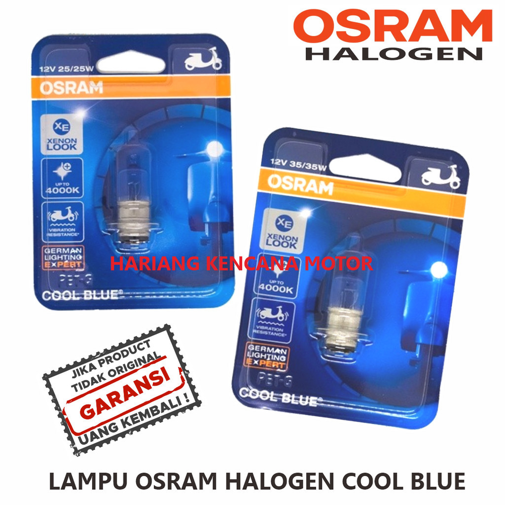 Jual Lampu Depan Halogen OSRAM Cool Blue H6 K1 Motor Bebek Scooter Matic | Shopee Indonesia