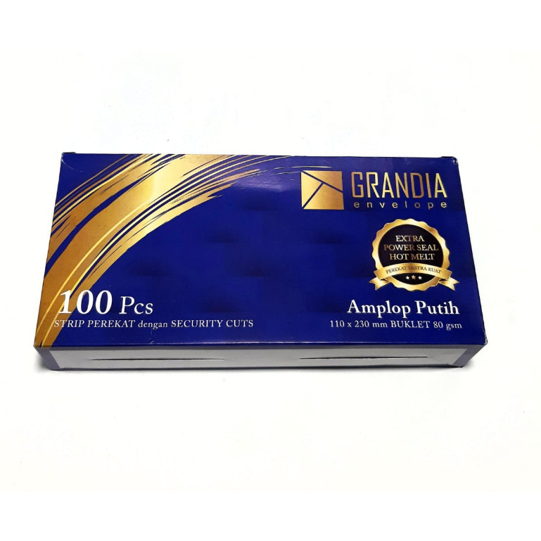 Jual HARGA GROSIR PER (1KOTAK /100 LEMBAR ) AMPLOP PUTIH GRANDIA P-90 ...