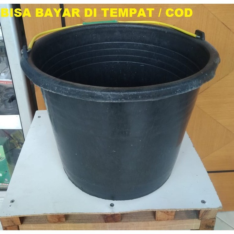 Jual EMBER PLASTIK HITAM / EMBER ANTI PECAH / EMBER BANGUNAN BESAR ...