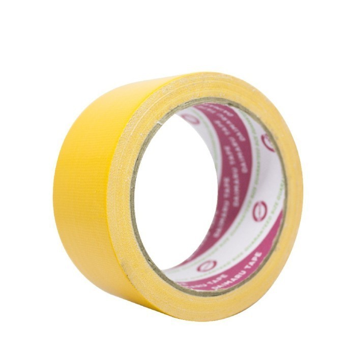 Jual Cloth Tape Lakban Kain Warna Kuning dan Merah 2inch x 12 meter ...