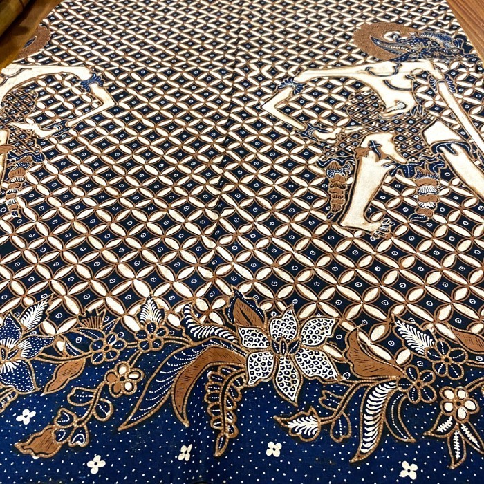 Jual kain batik full tulis canting motif wayang tradisional jawa jogja ...