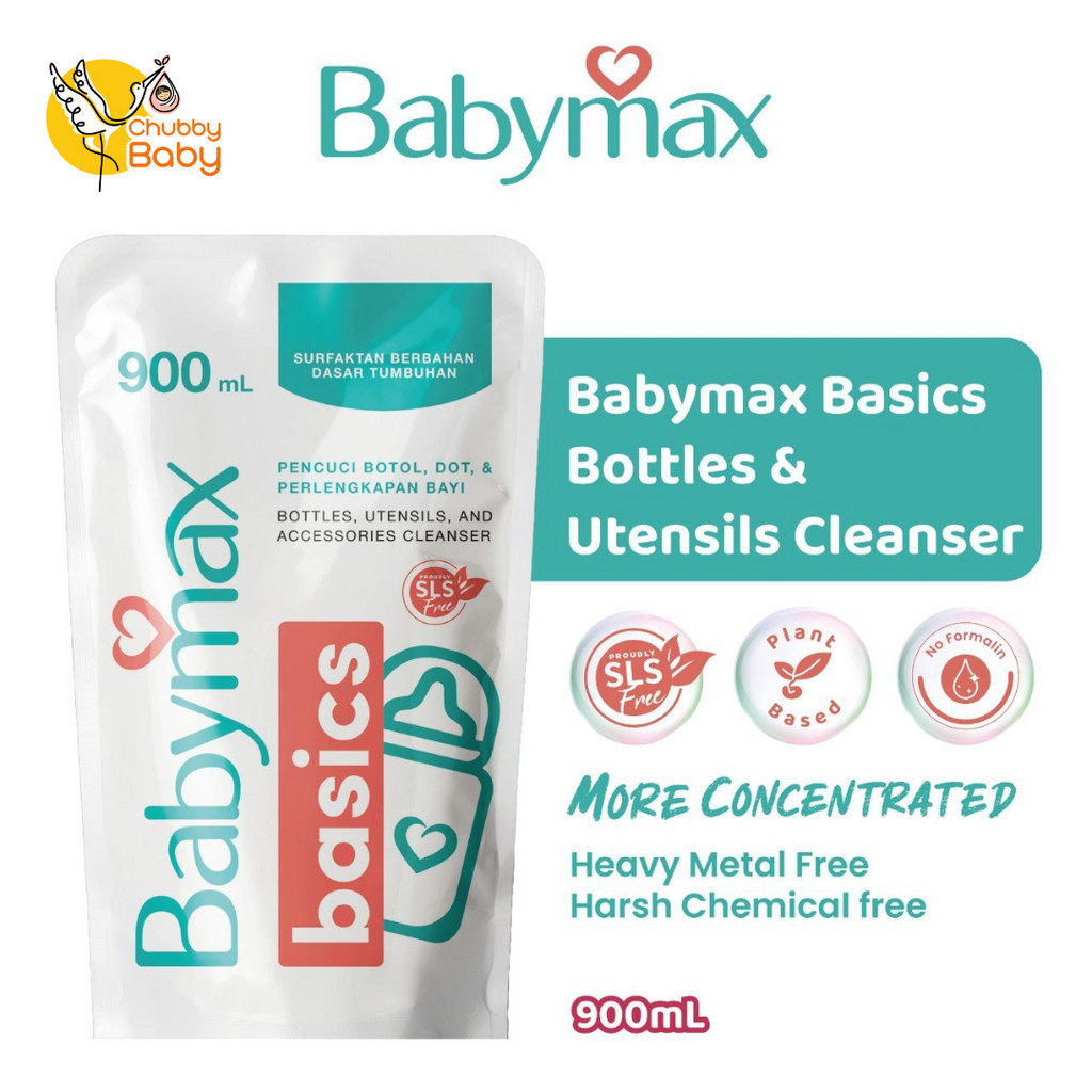 Jual Babymax Basics Bottle & Utensils Cleansers 900ml | Shopee Indonesia