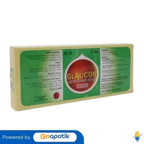 Jual Cendo Glaucon 250 Mg Box 20 Tablet | Shopee Indonesia