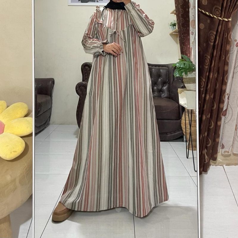 Jual C13-C25 Gamis Katun Triset/Dress Katun/Gamis Wanita katun Triset ...