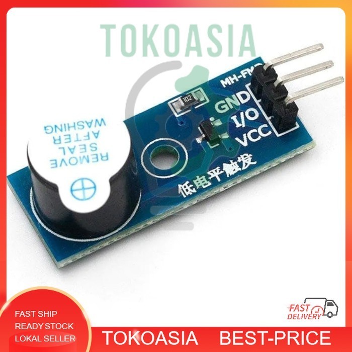 Jual Active Buzzer Module For Arduino Diy Kit Active Buzzer Low Level Modul Shopee Indonesia