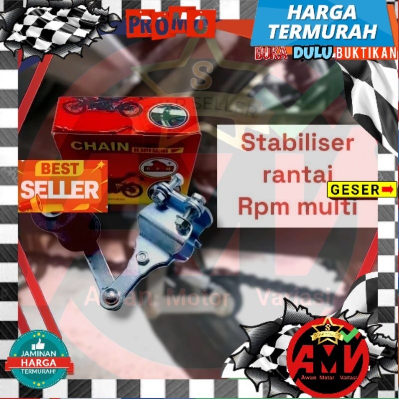 Jual Tensioner stabilizer rantai motor / stabiliser rantai CHAIN LUBE ...