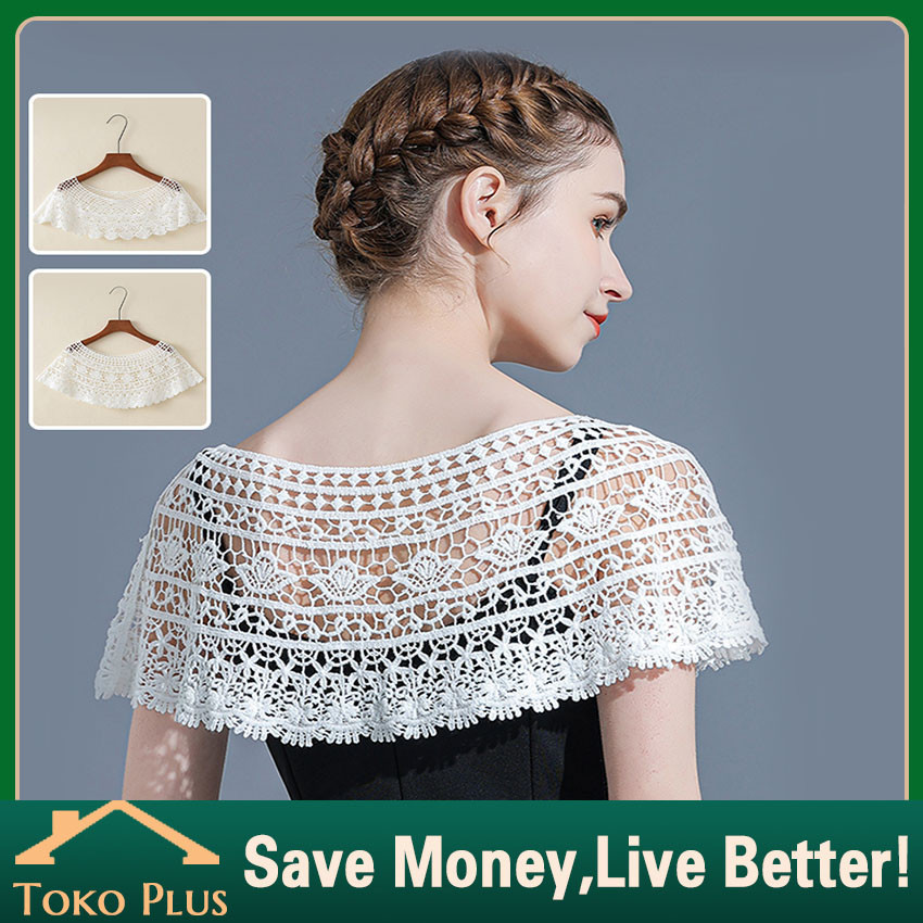 Jual Fake Collar Renda Korean Style Lace Collar Kerah Baju Palsu Wanita ...