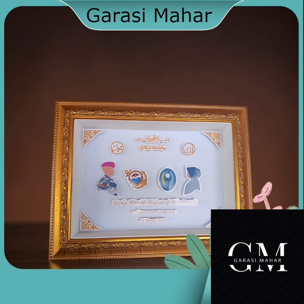 Jual Mahar Pernikahan Logo Profesi Simbolis Mahar Logo Instansi TNI ...
