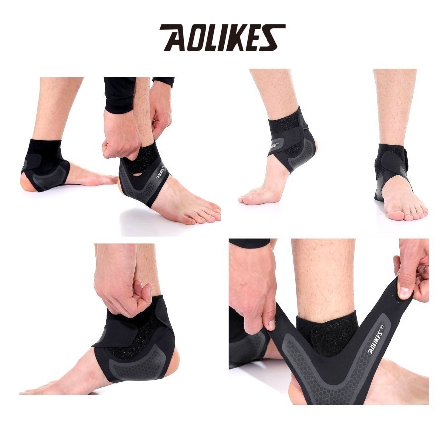 Jual Pelindung Engkel Kaki Aolikes 7130 Dukungan Cidera Pergelangan ...