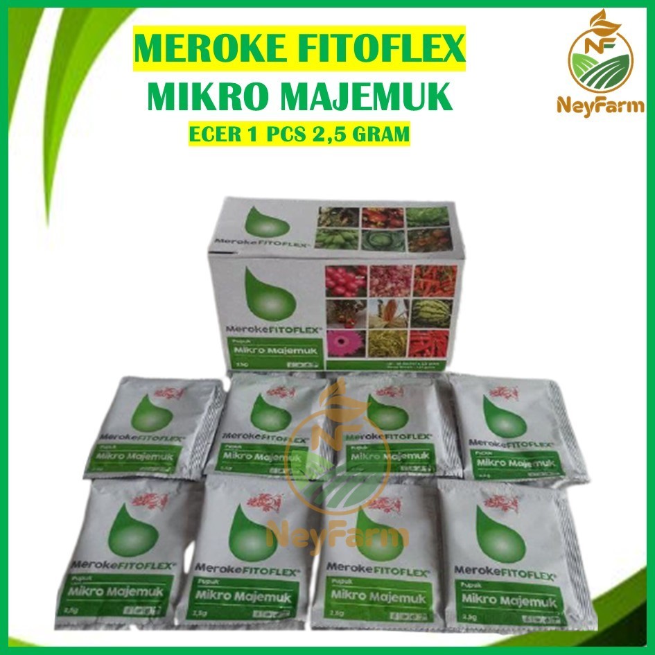Jual Pupuk Mikro Majemuk Meroke Fitoflex 2,5 gram Kemasan Asli Pabrik ...