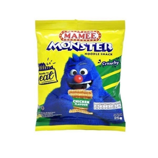 Jual MAMEE MONSTER NOODLE SNACK CHICKEN FLAVOUR 8X25G | Shopee Indonesia