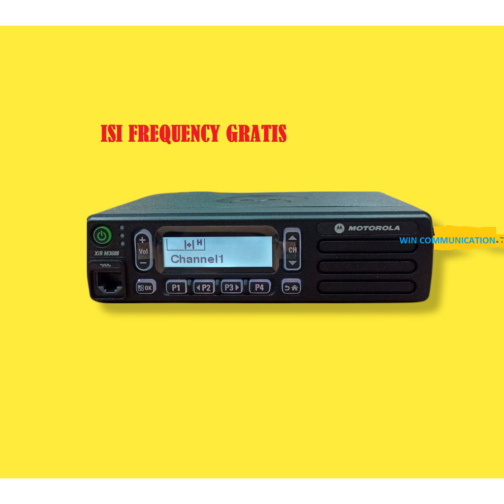 Jual Original Rig Motorola XIR M3688 UHF 403MHZ 40 WATT / XIR-M3688 ...