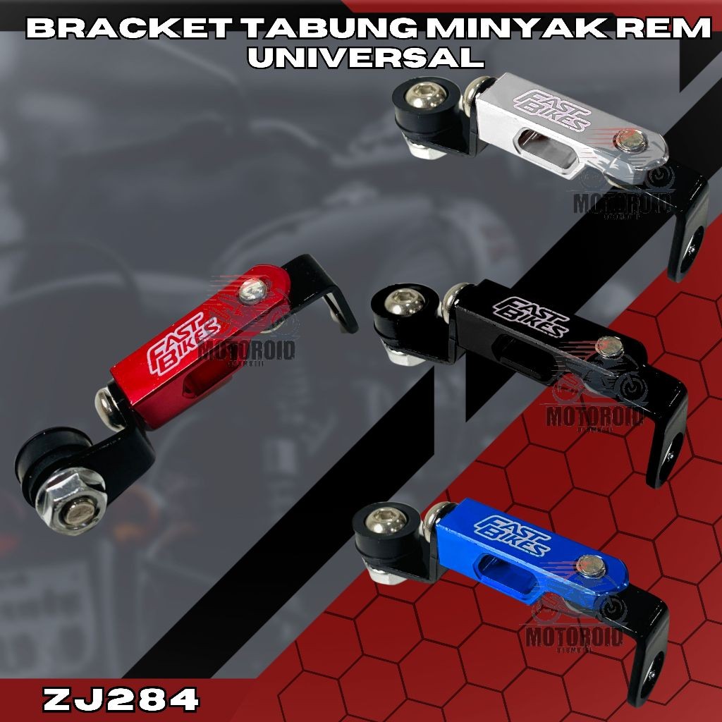 Jual Bracket Tabung Minyak Rem Fastbikes Dudukan Spion Full CNC ...