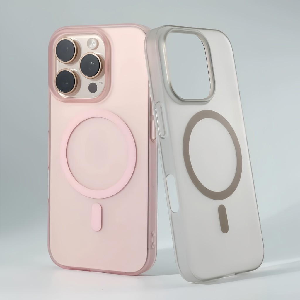 Jual Minimalis Luxury For Magsafe Wireless Charge Magnetic Translucent ...